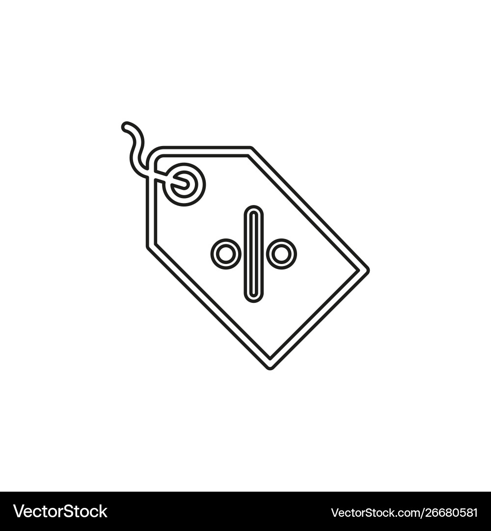 Price label icon Royalty Free Vector Image - VectorStock