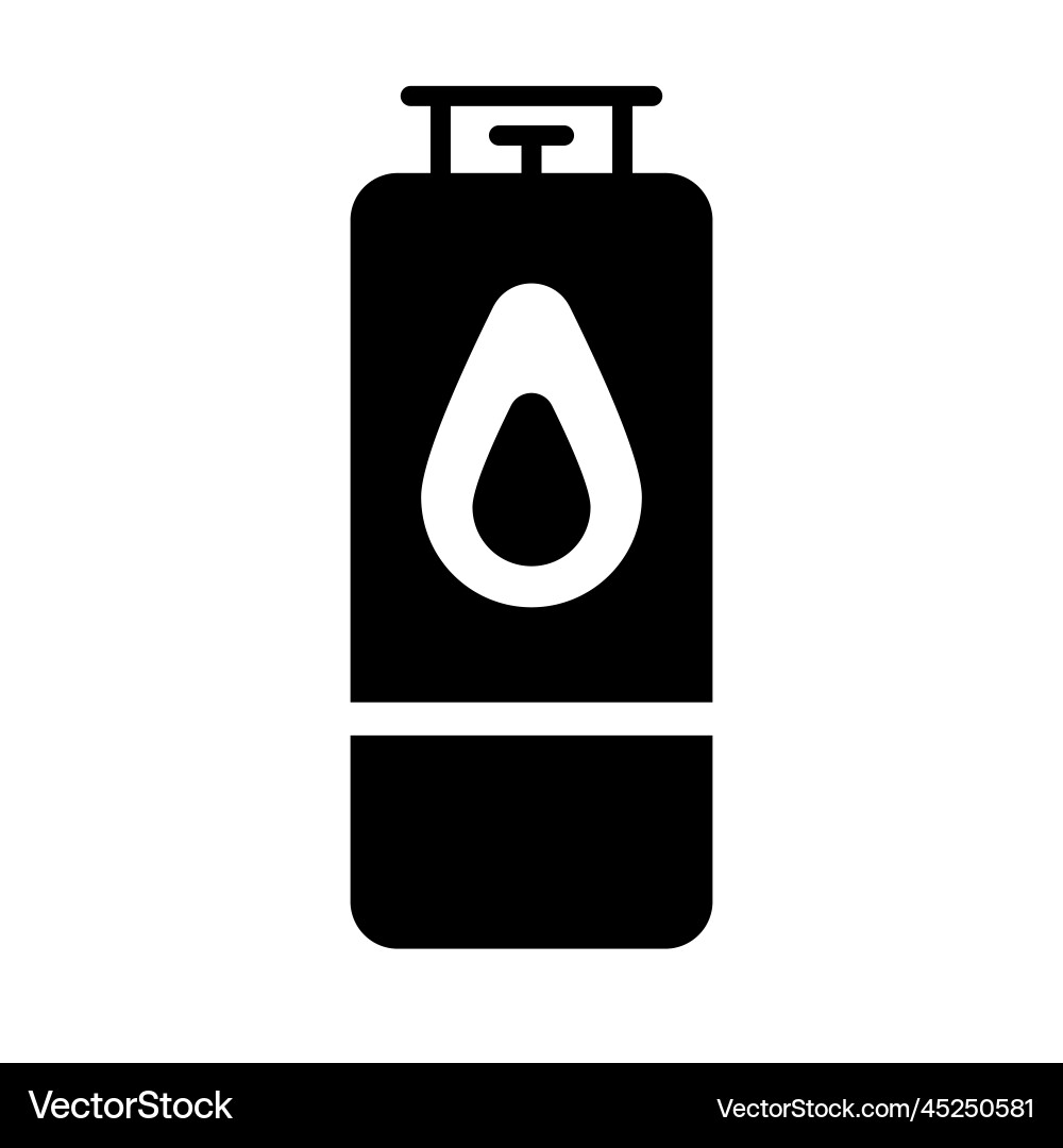 Propane tank icon or gas Royalty Free Vector Image
