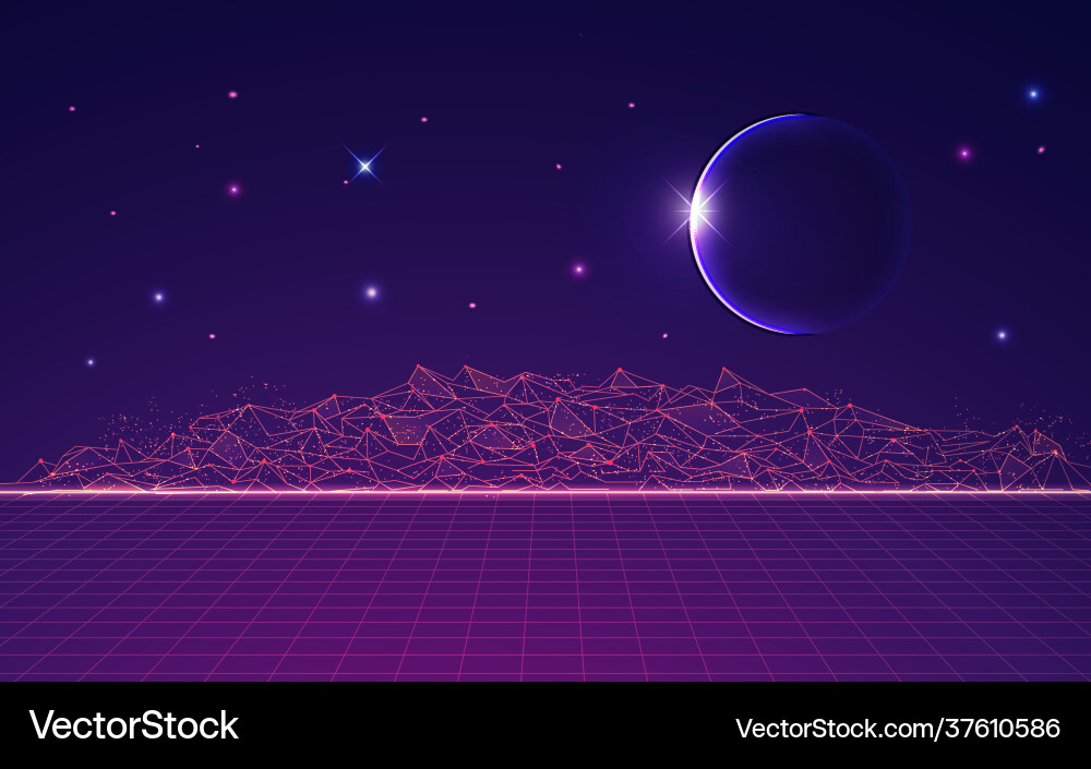 Purpleplanet Royalty Free Vector Image - VectorStock