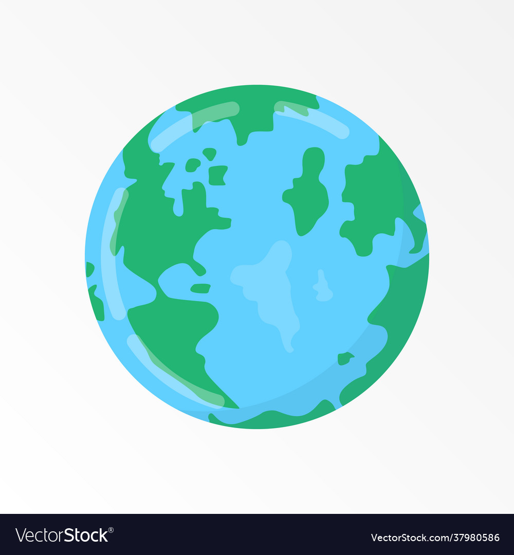 World planet earth isolated icon design Royalty Free Vector
