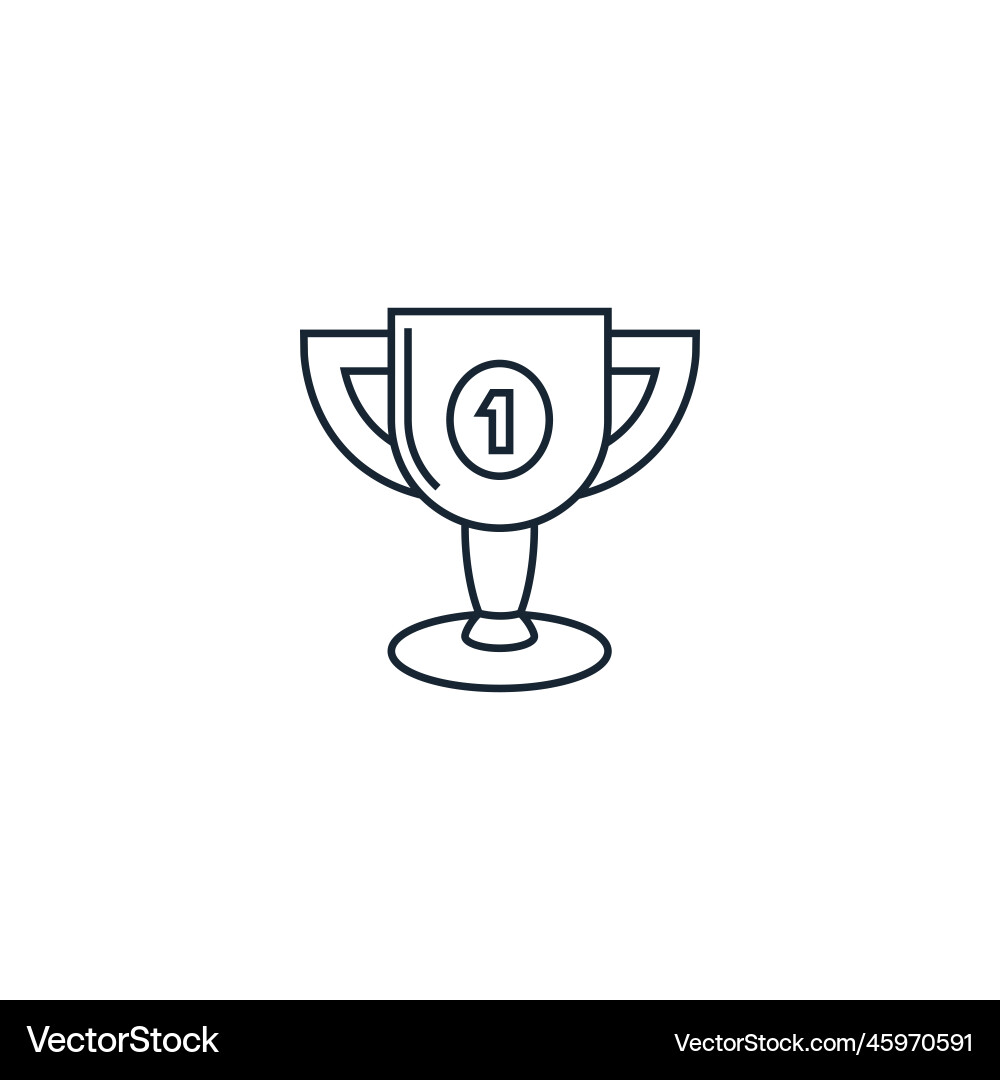 Creative icon line from success icons collection Vector Image