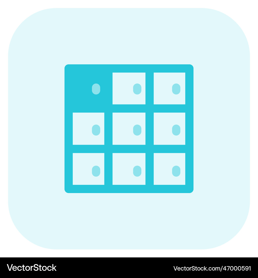 Cubbies a set of office locker for essentials Vector Image