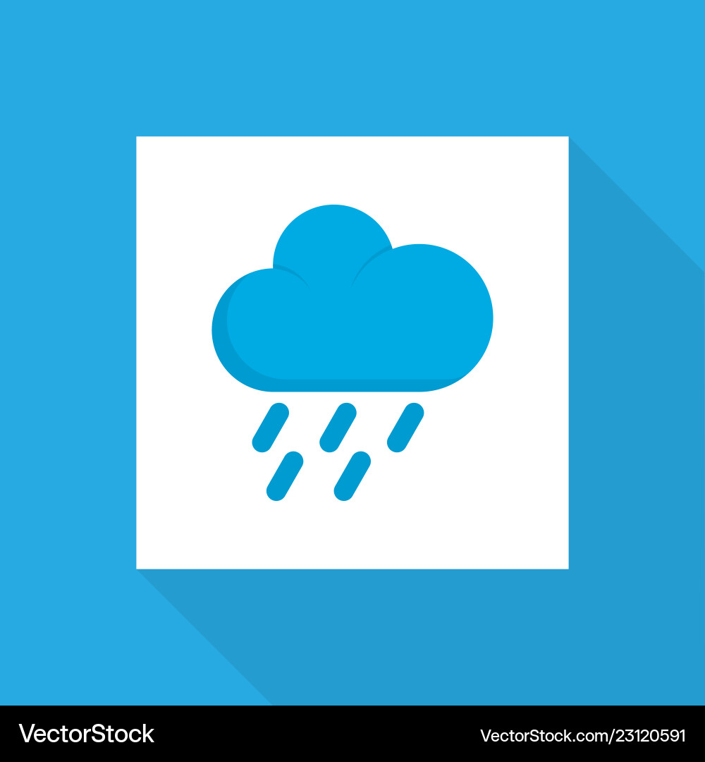 Hail icon flat symbol premium quality isolated Vector Image