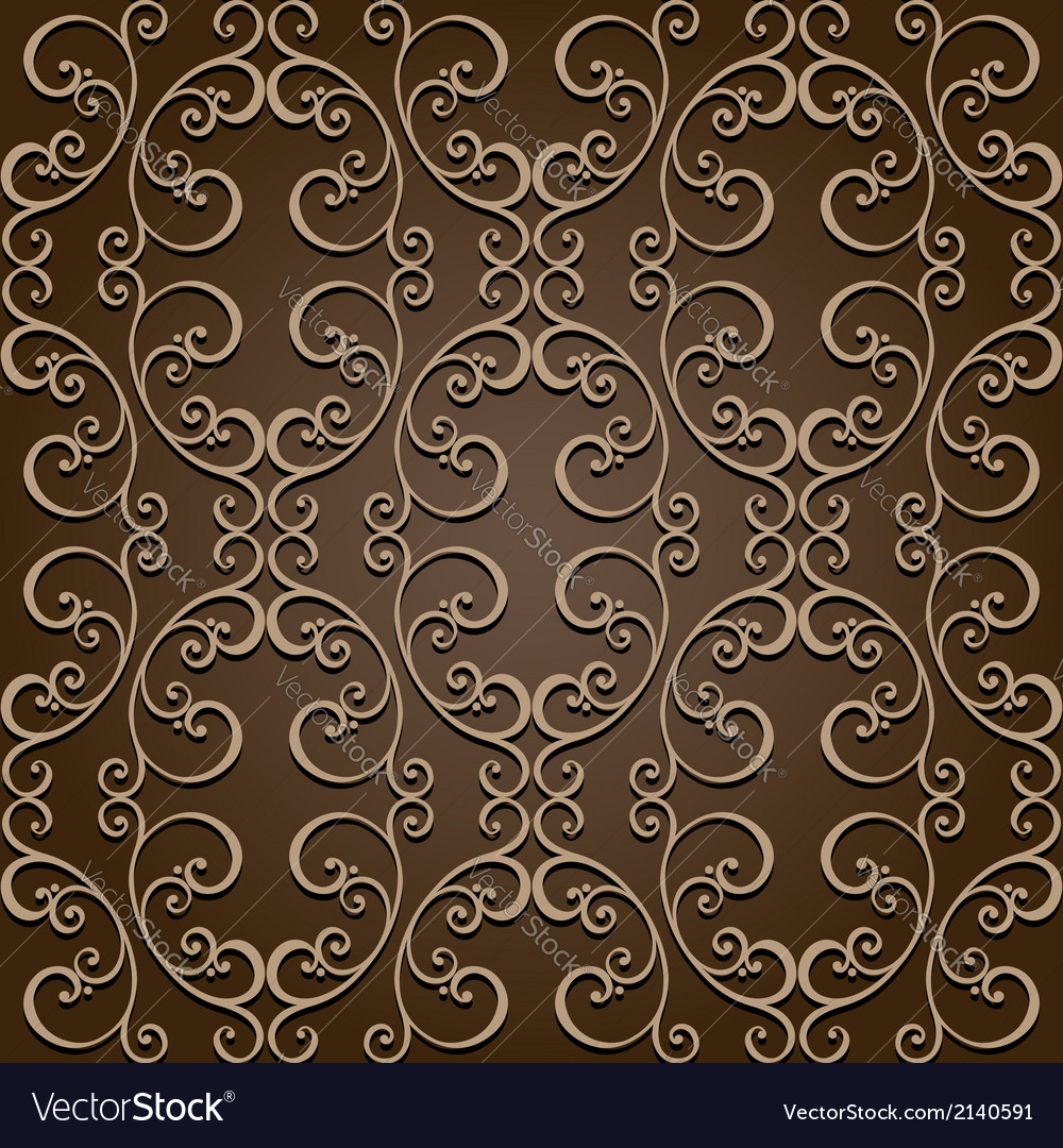 Seamless ornate pattern Royalty Free Vector Image