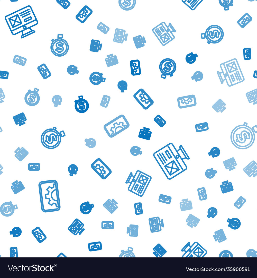 Set line web development ui or ux design and time Vector Image Set line web development ui or ux design and time Vector Image