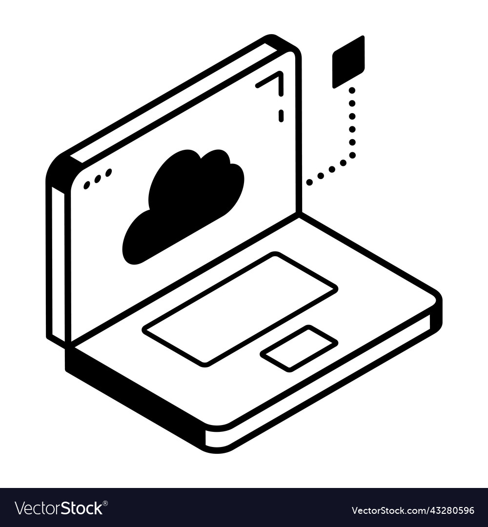 Cloud hosting Royalty Free Vector Image - VectorStock