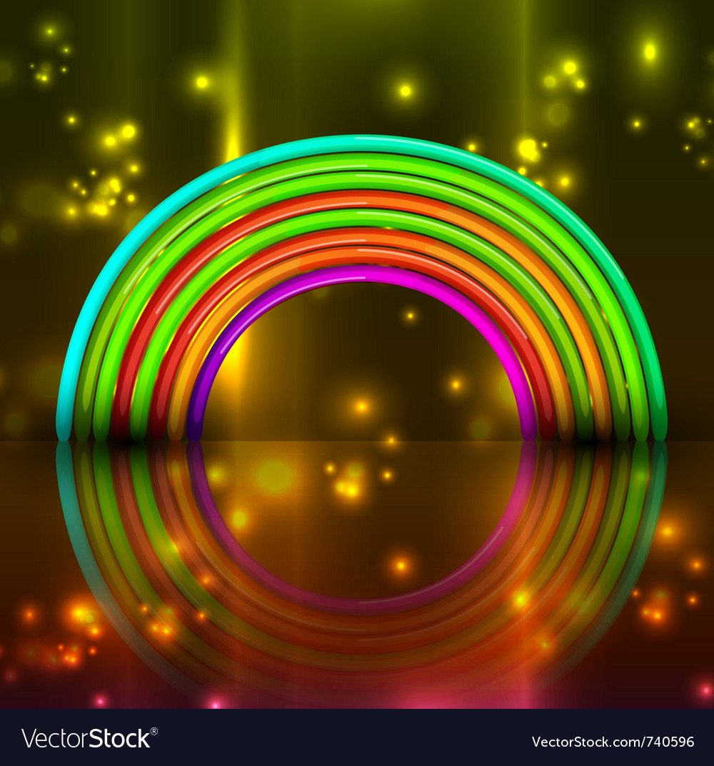 Shiny rainbow background Royalty Free Vector Image