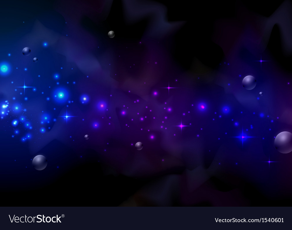 Abstract space background Royalty Free Vector Image