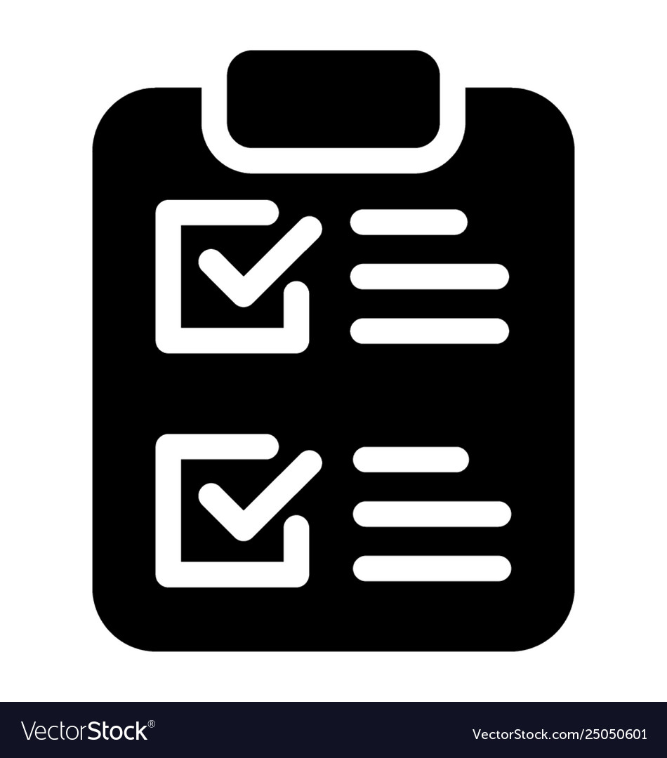 Checklist Royalty Free Vector Image - VectorStock