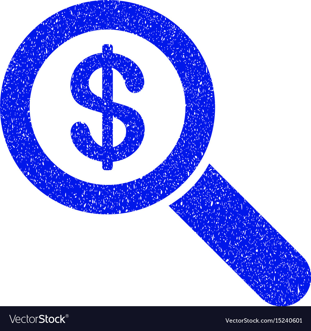 Financial audit loupe grunge icon Royalty Free Vector Image Financial audit loupe grunge icon Royalty Free Vector Image