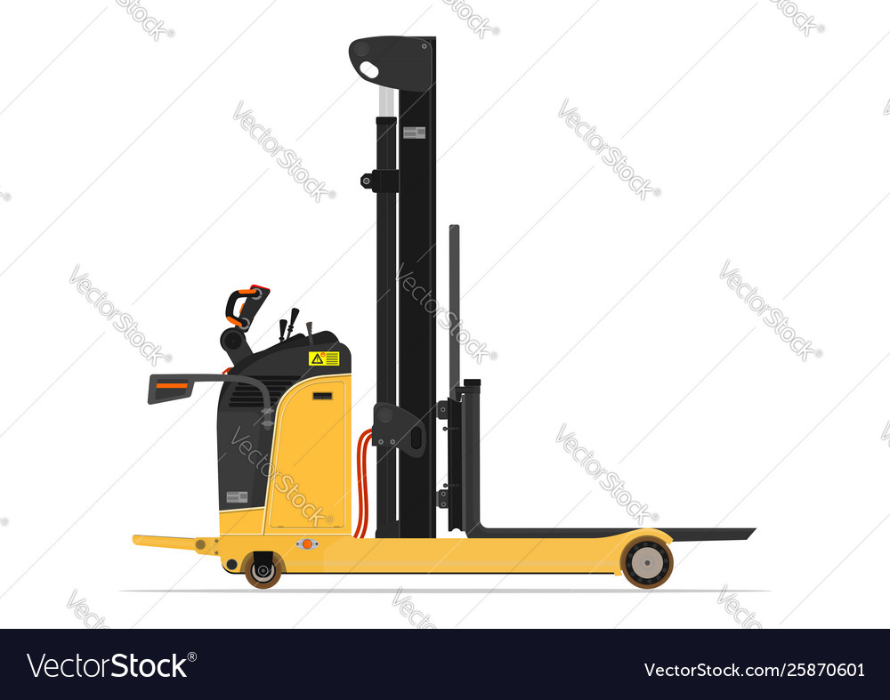 Reach stacker Royalty Free Vector Image - VectorStock