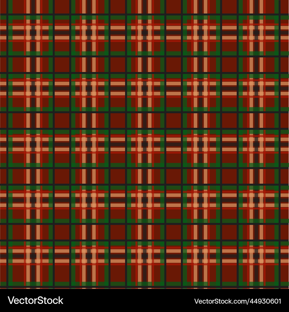 Seamless pattern of scottish tartan plaid check Vector Image