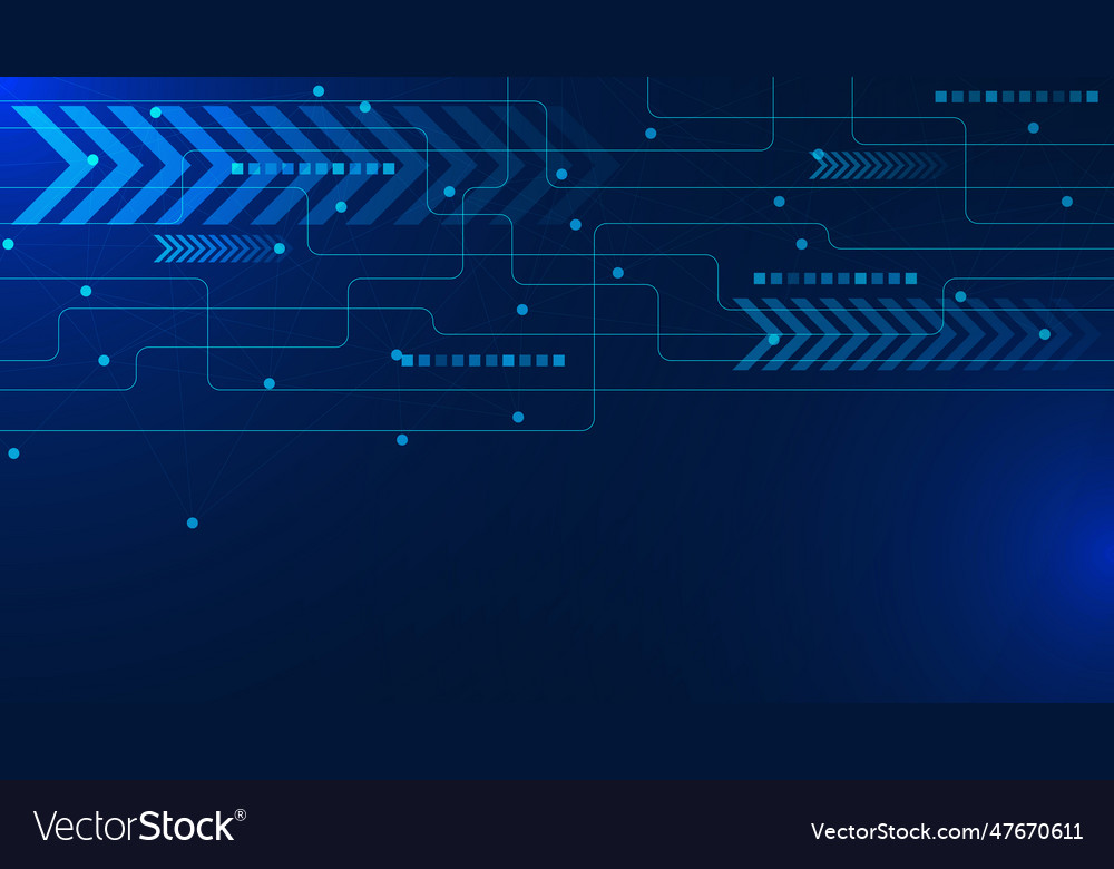 Abstract futuristic technology Royalty Free Vector Image