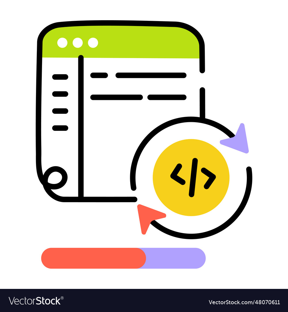 Program compiler Royalty Free Vector Image - VectorStock