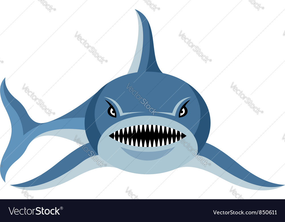 Shark Royalty Free Vector Image - VectorStock