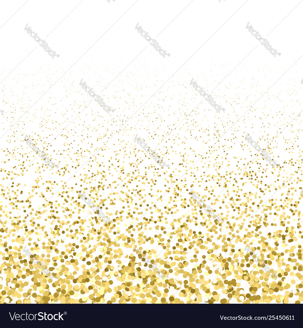Shiny gold glitter sparkling texture Royalty Free Vector