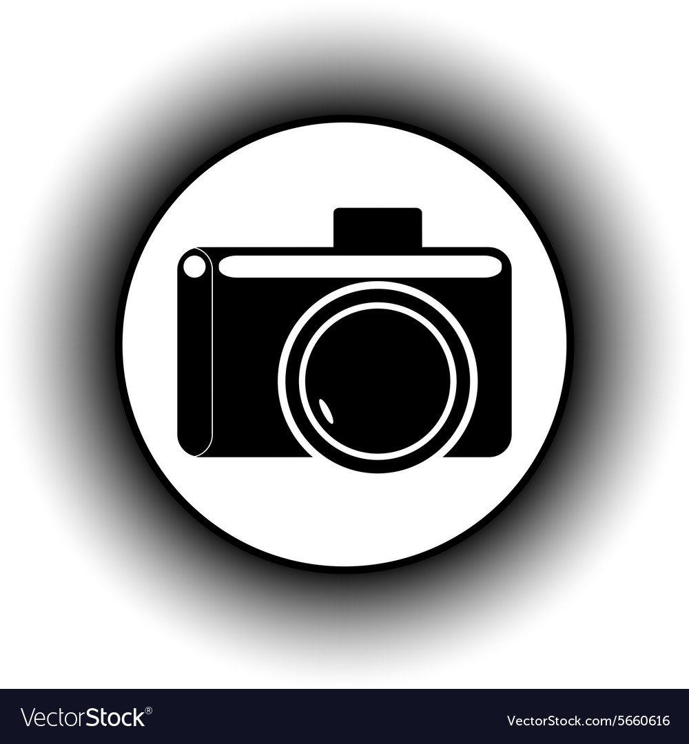 Camera button Royalty Free Vector Image - VectorStock