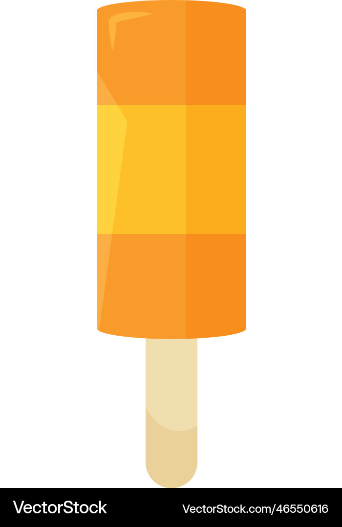 Delicious ice cream with stripes Royalty Free Vector Image