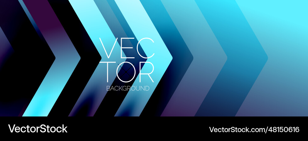 Geometric background adorned with dynamic arrows Vector Image