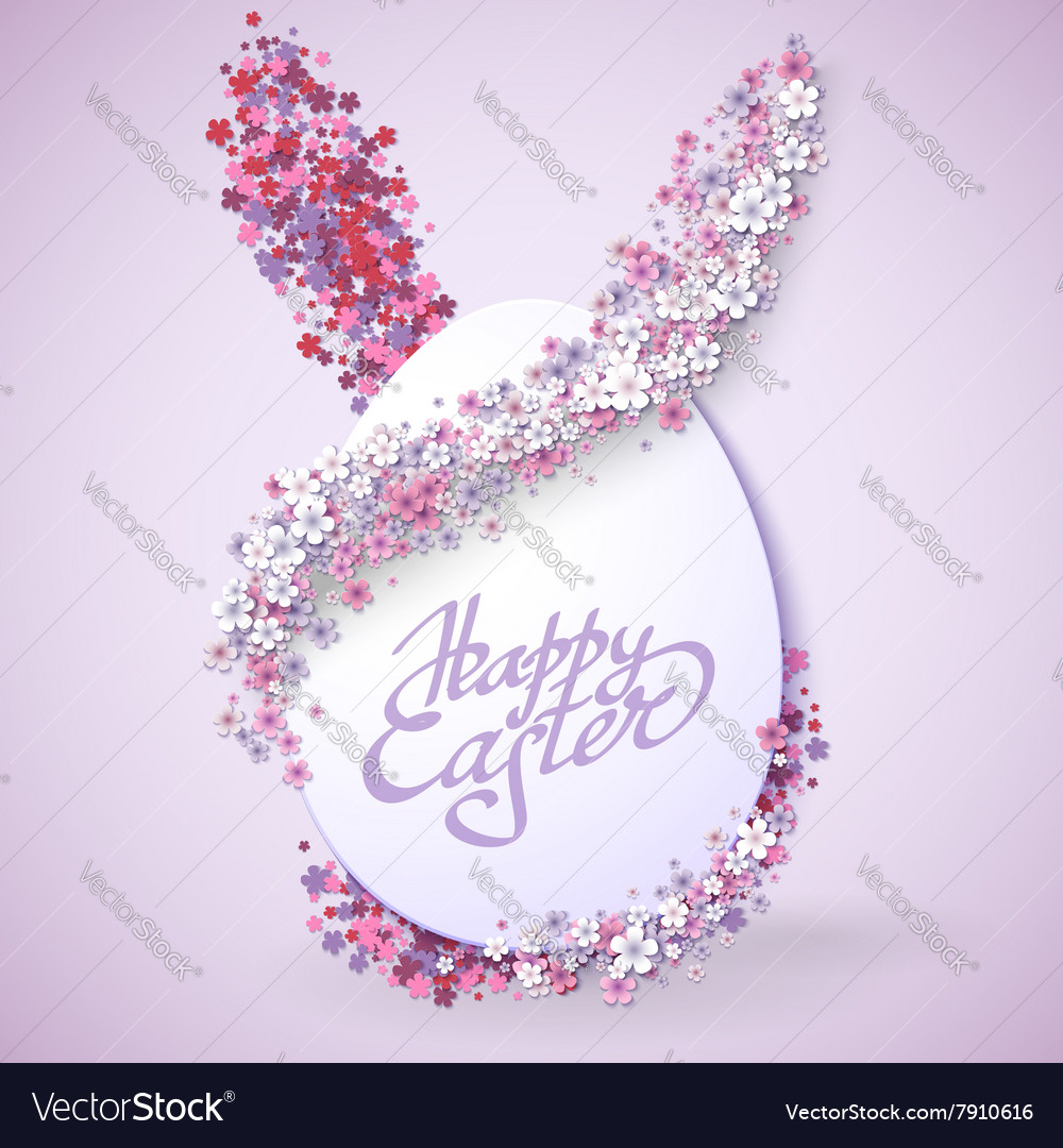 Happy easter background Royalty Free Vector Image