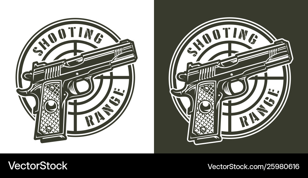 Vintage military round print Royalty Free Vector Image
