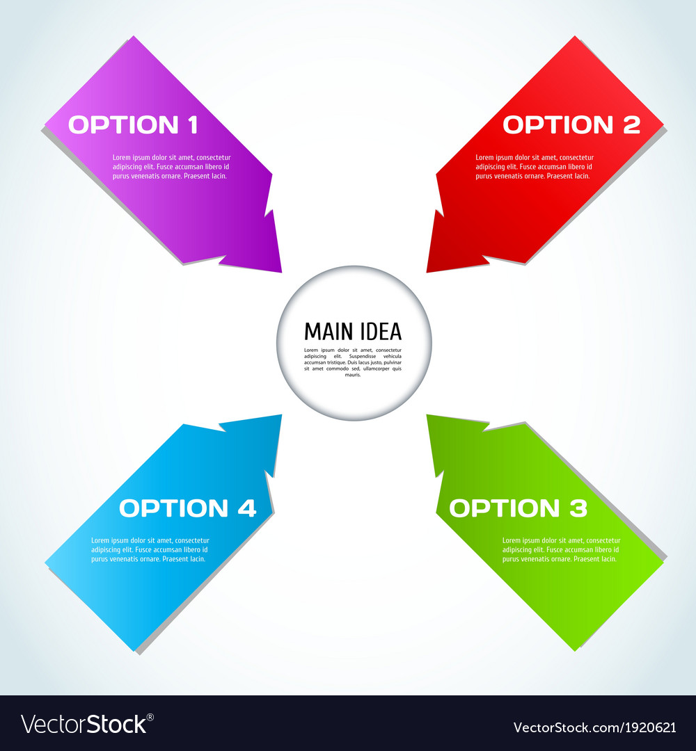 Concept of colorful circular banners Royalty Free Vector Concept of colorful circular banners Royalty Free Vector