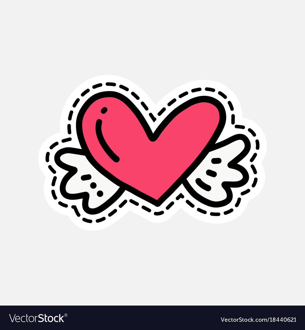 Isolated patch design Royalty Free Vector Image