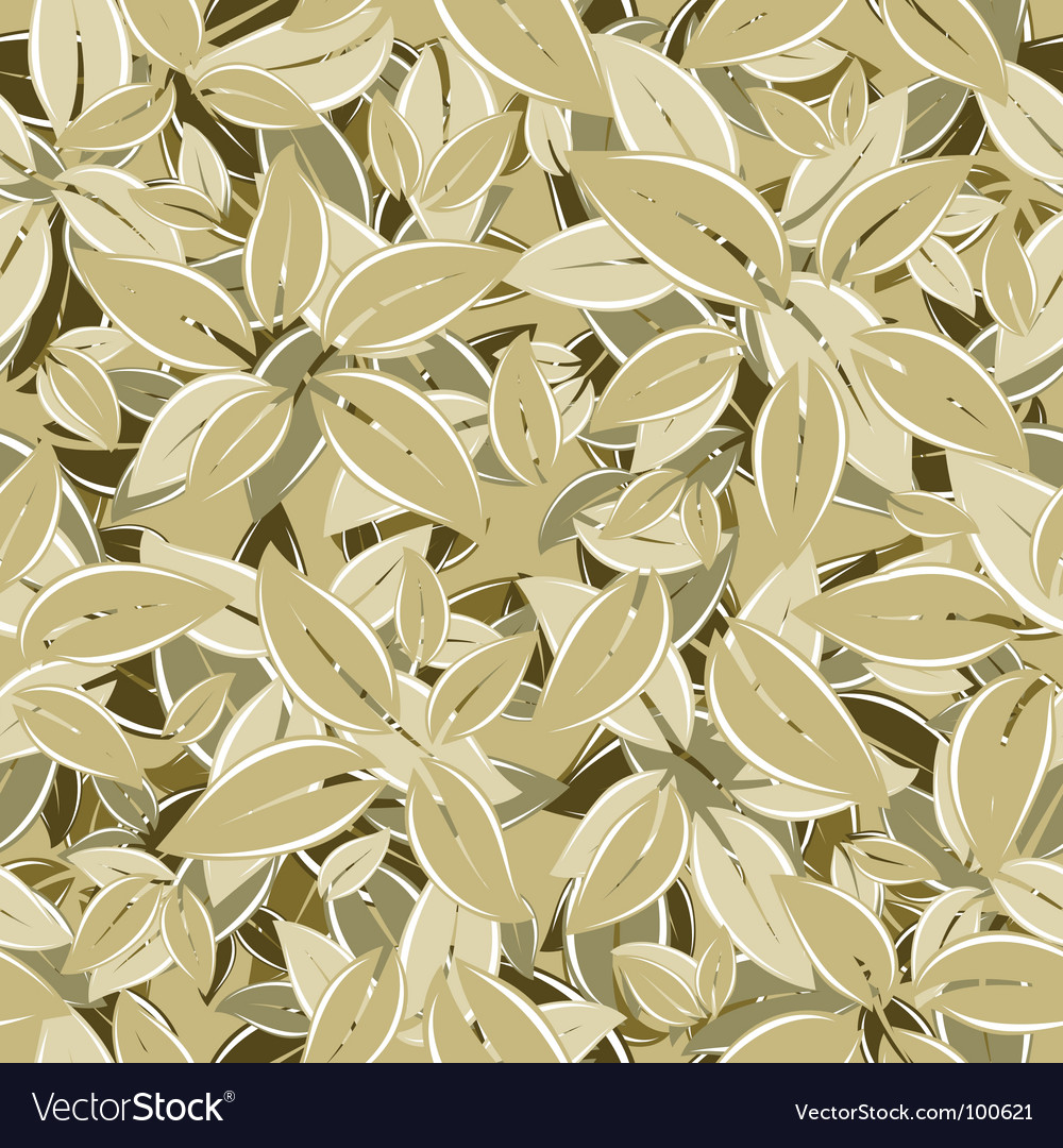 Leaf pattern Royalty Free Vector Image - VectorStock