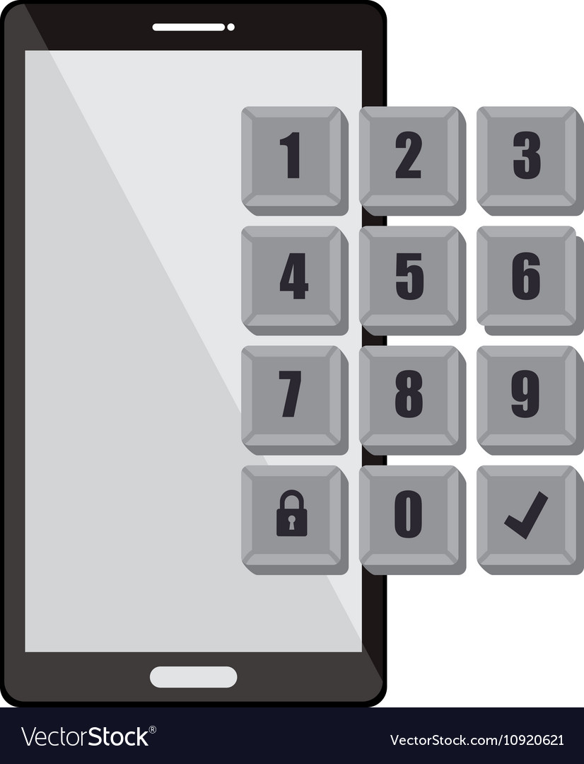 Smartphone portable device Royalty Free Vector Image