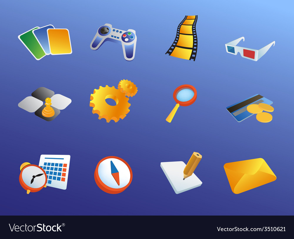 Web icons Royalty Free Vector Image - VectorStock