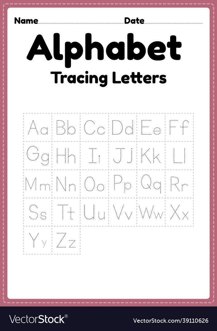 alphabet-worksheets-for-kindergarten-tracing-vector-image