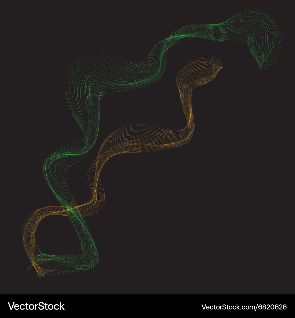 Decorative wind smoke design cover Royalty Free Vector Image