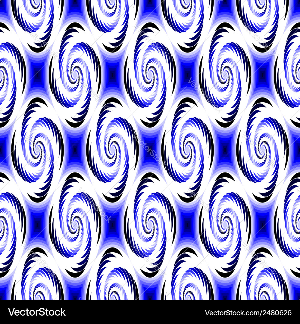 Design seamless colorful spiral geometric pattern Vector Image