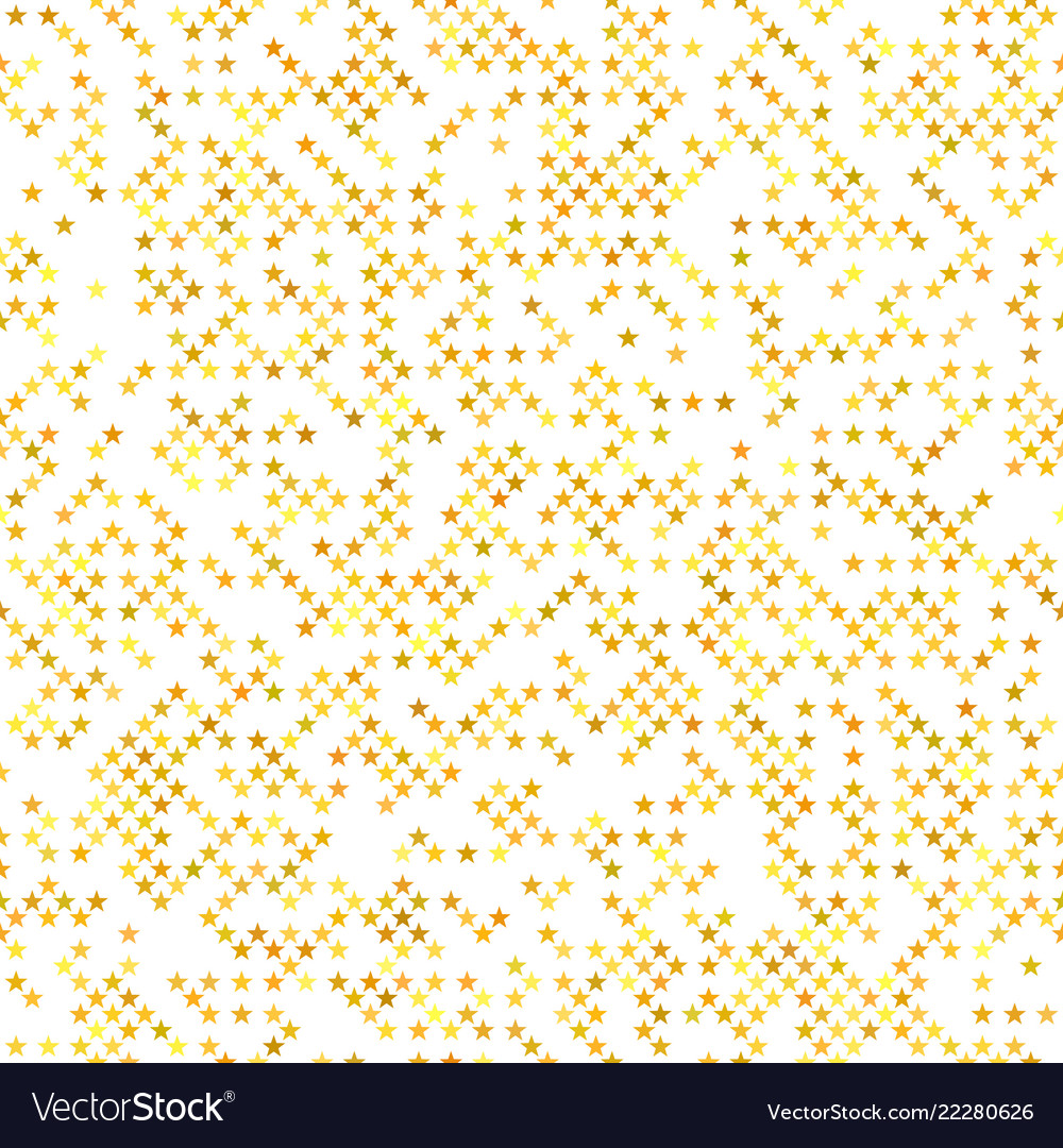 Geometric star pattern background - seamless Vector Image