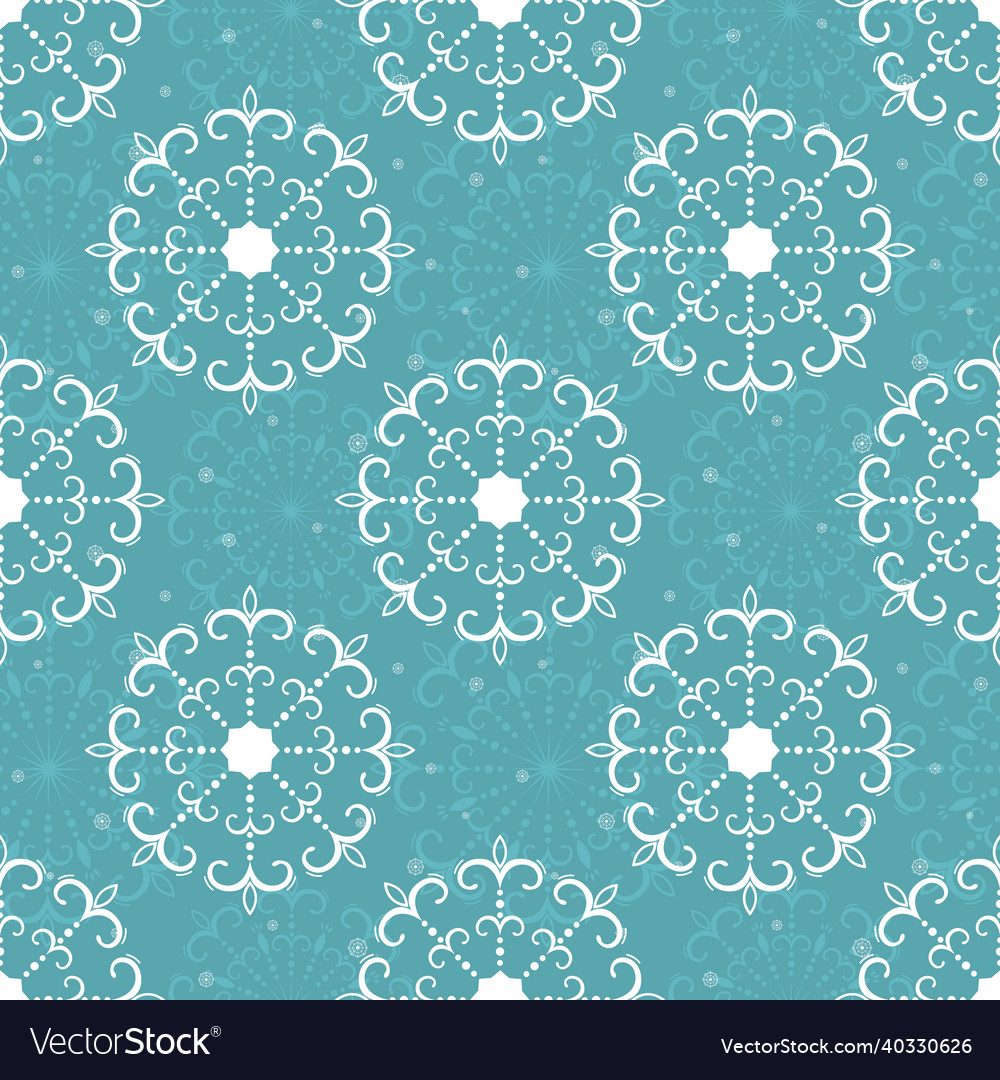 Hand drawn beautiful seamless pattern of openwork Vector Image