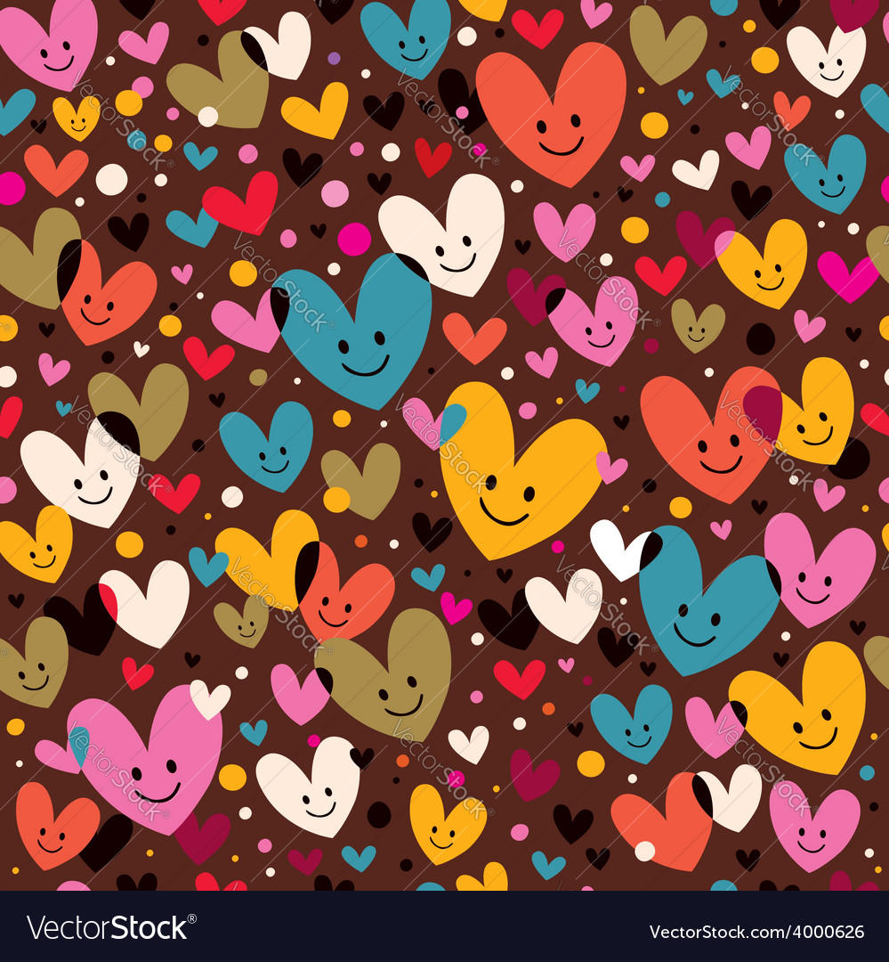 Hearts pattern 2 Royalty Free Vector Image - VectorStock