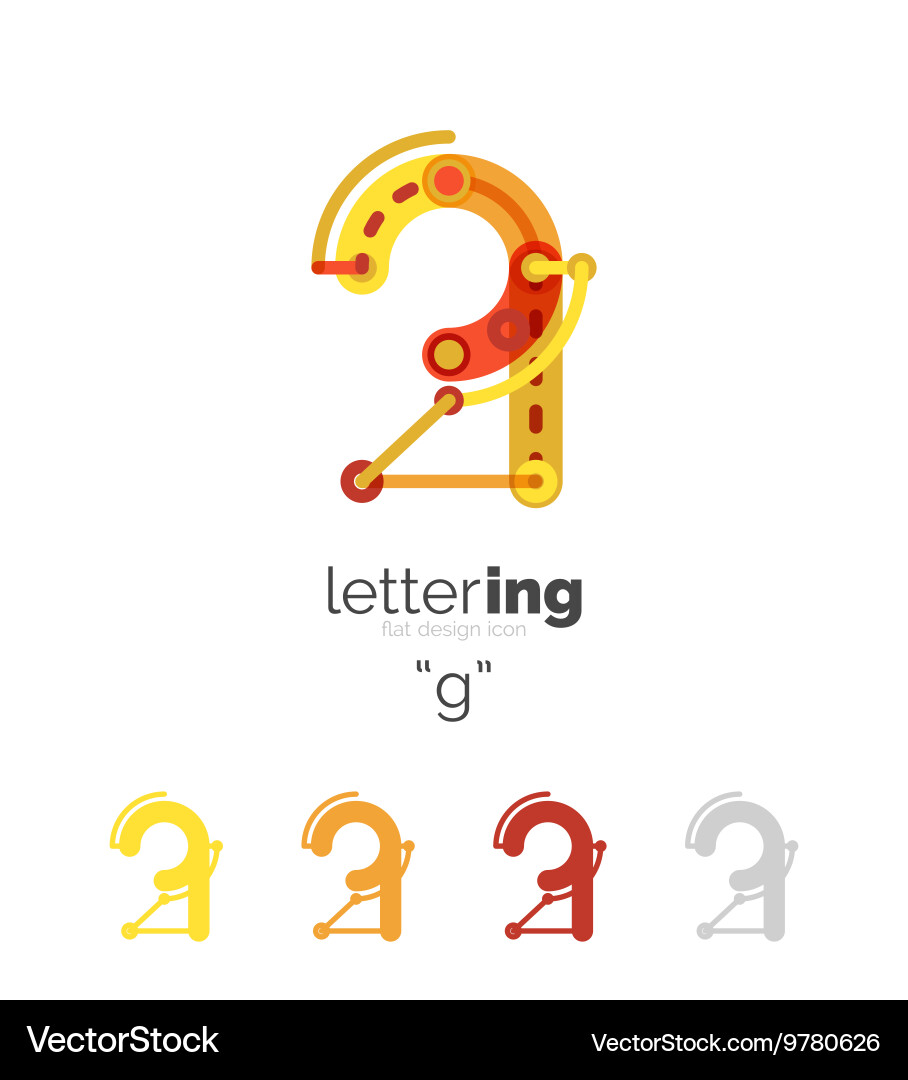 Letters logo icon Royalty Free Vector Image - VectorStock