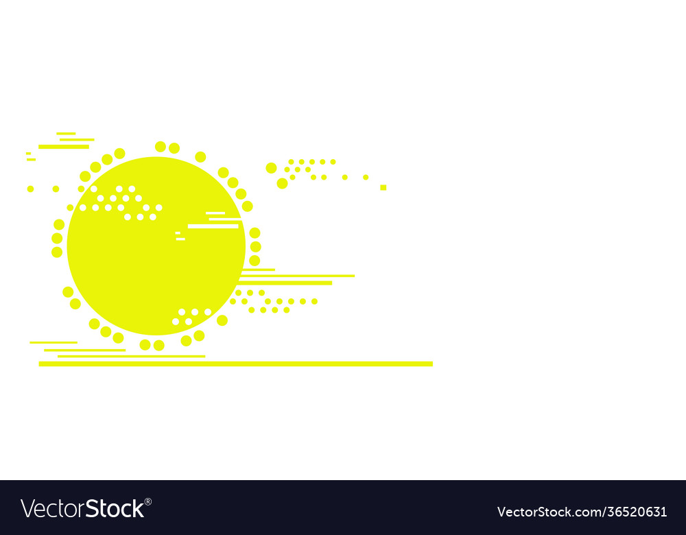 Abstract tech background with simple object Vector Image