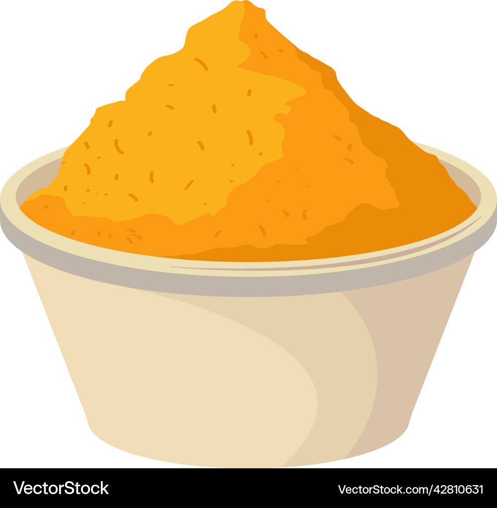 Food in a bowl Royalty Free Vector Image - VectorStock