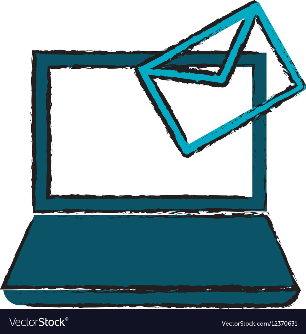 Laptop computer technology Royalty Free Vector Image