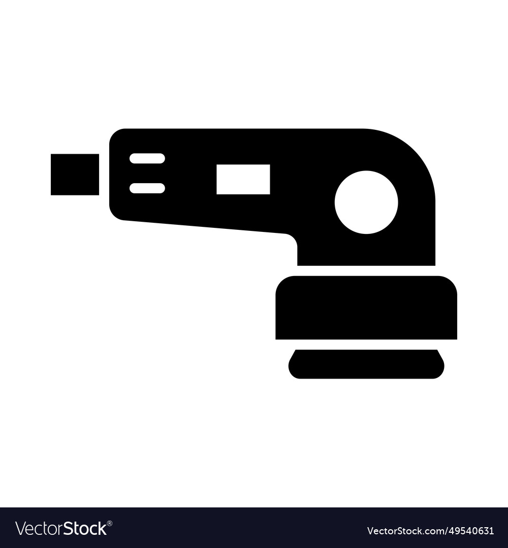 Sander Glyph Icon For Personal And Commercial Use Vector Image