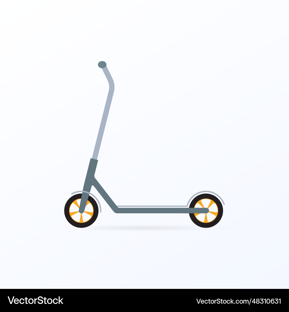 Scooter icon of kick Royalty Free Vector Image