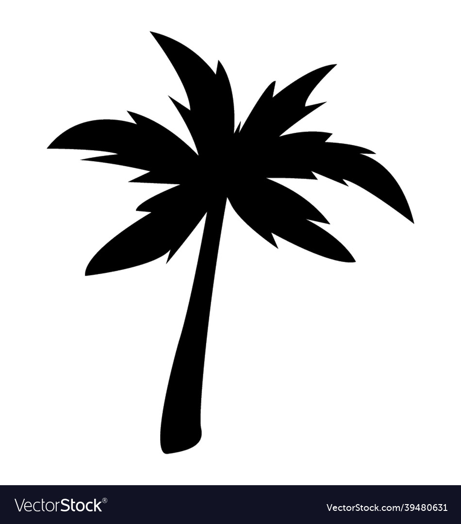 Tropical tree Royalty Free Vector Image - VectorStock