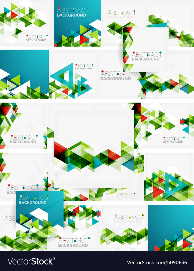 Abstract geometric background modern overlapping Vector Image
