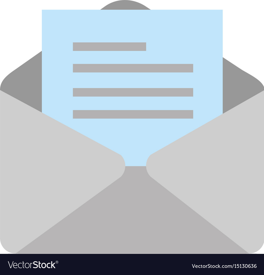 Envelope icon image Royalty Free Vector Image - VectorStock