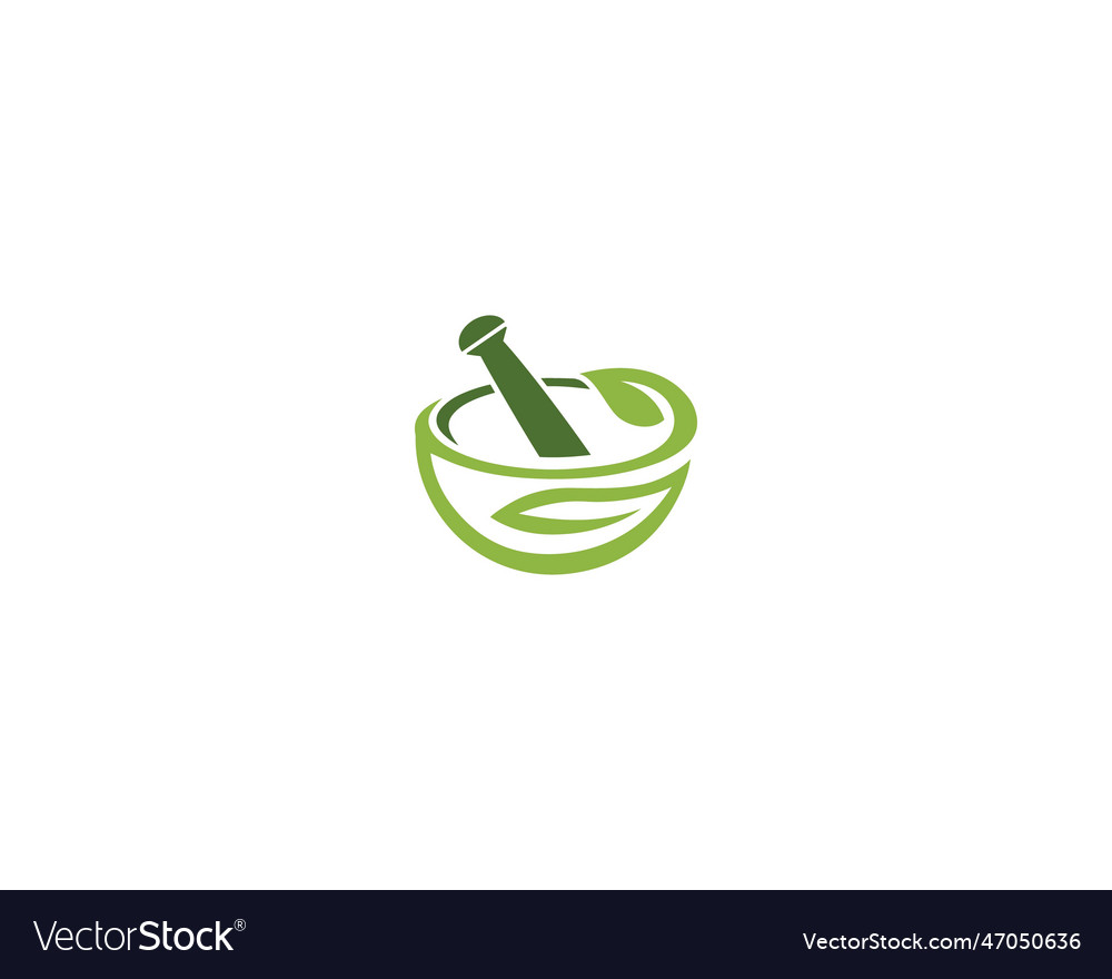 Herbal medicine pharmacy logo design Royalty Free Vector Herbal medicine pharmacy logo design Royalty Free Vector