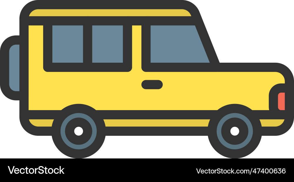 Jeep icon image Royalty Free Vector Image - VectorStock