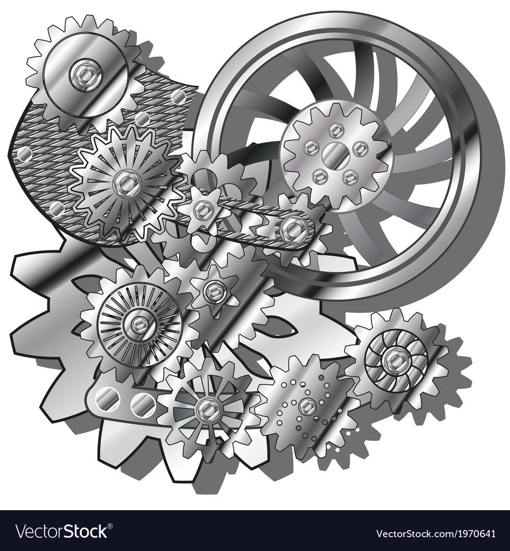 Gears Royalty Free Vector Image - VectorStock