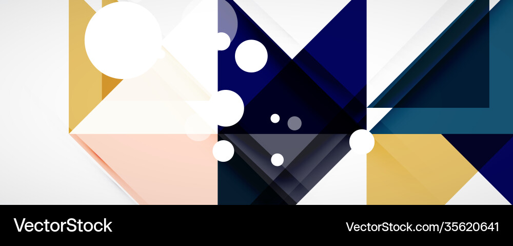Geometric abstract background techno color Vector Image
