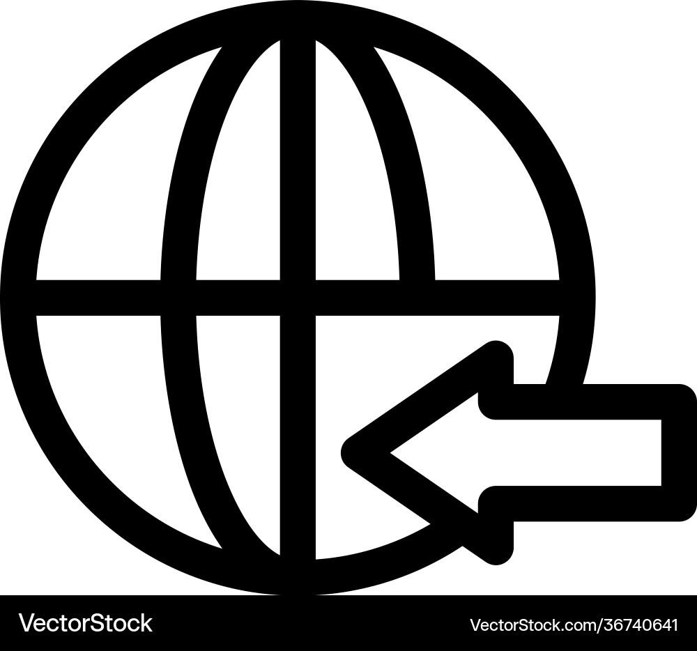 Logistics icon or logo isolated sign symbol Vector Image